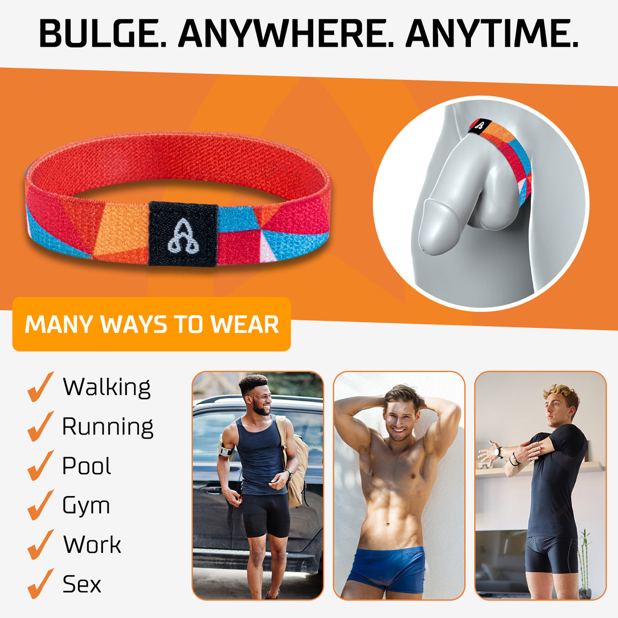 The Bulge Band™ Cosmic Burst - Sexy and Stylish Cock Ring. Feel Firmer