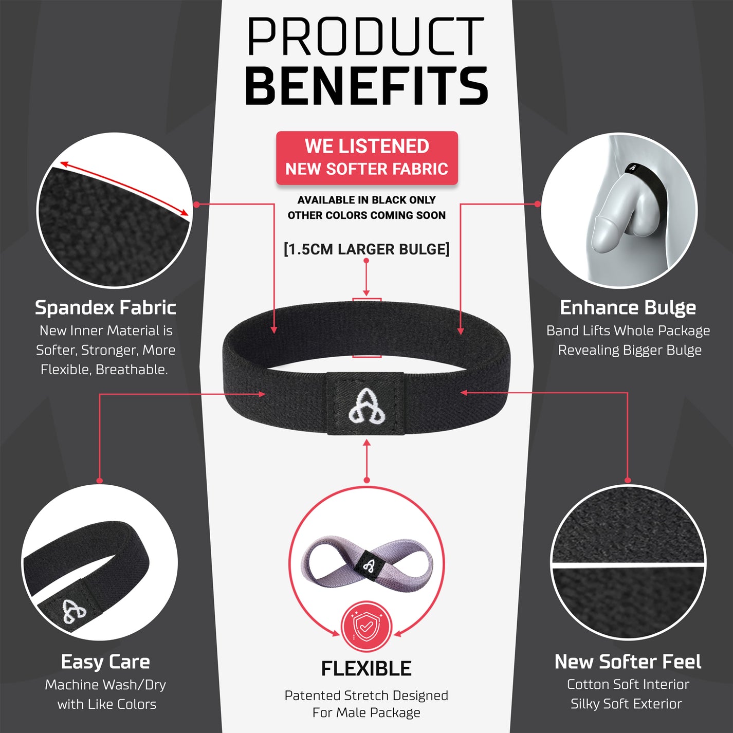 The Bulge Band™ Black Horizon - Bigger Bulge, Better Enhancement